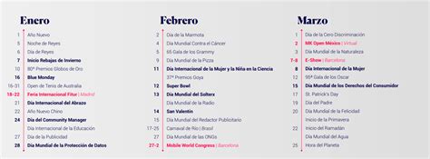 Calendario de Marketing 2023 conecta con tu audiencia 365 días