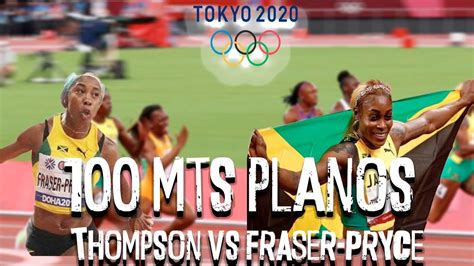 Final 100 mts Planos femenino con RÉCORD OLIMPICO Juegos Olimpicos