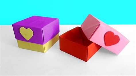 Como Hacer Una Cajita De Papel Para Regalo Muy Facil YouTube