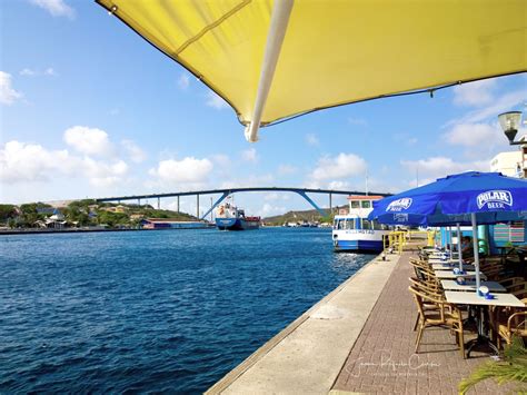 Queen Juliana Bridge Willemstad the capital city of Curaçao Juana