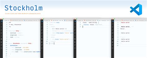 Npm Vscode Stockholm Theme Skypack