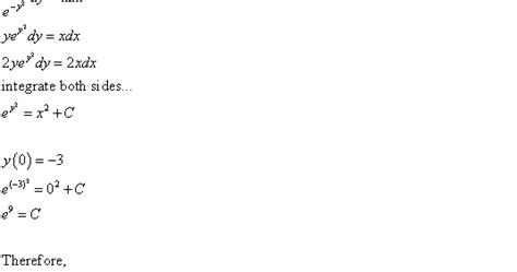 differential equations solved examples find the explicit solution of the differential equation