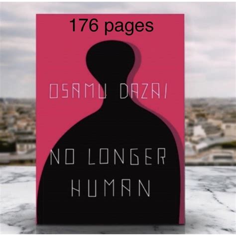 Book No Longer Human By Osamu Dazai Pink Matte Cover Hobbies Toys