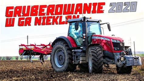 Gruberowanie Massey Ferguson S Vaderstad Cultus Cs
