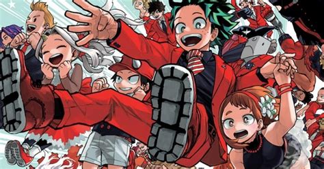 My Hero Academia Feiert Neues Manga Jubil Um Mit Speziellem Poster