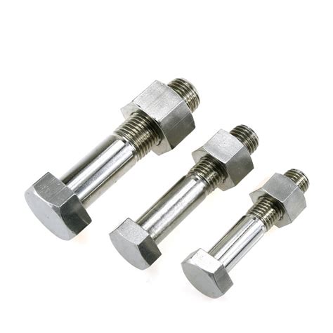 High Strength Steel Monel K Uns N Astm B Hex Bolt And Nut
