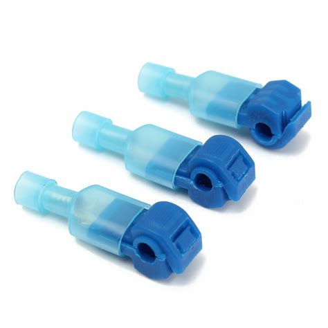 Excellway Tc Pcs Azul Emenda R Pida Fio Terminal E P F Mea