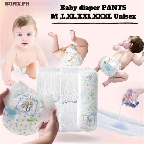 BABY DIAPER PANTS M L XL XXL XXXL Unisex Ultra Thinand Dry Breathable