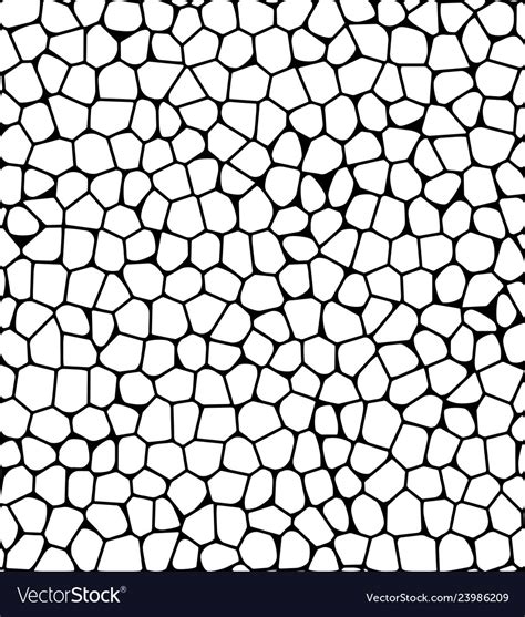 Stone Pebble Texture Silhouette Mosaic Background Vector Image