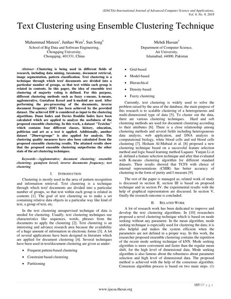 pdf text clustering using ensemble clustering technique