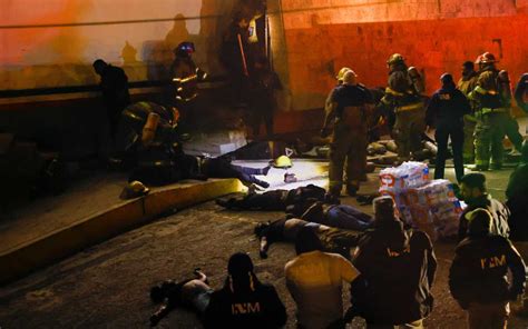 Incendio en estación migratoria de Ciudad Juárez 37 muertos