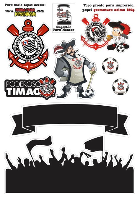 Topper De Bolo Corinthians 01