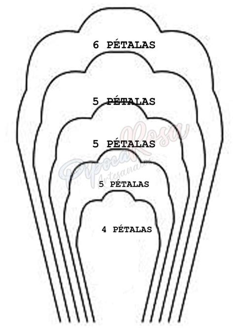 Moldes Para Rosas De Papel Gigantes