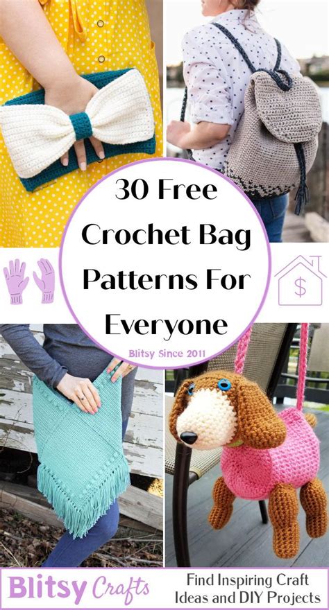 Free Crochet Bag Patterns Step By Step Pattern Blitsy