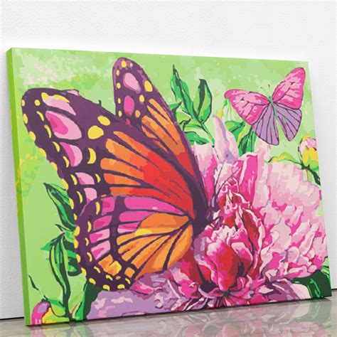 Skrzydła motyla Diamentowa mozaika haft diamentowy 50 x 40 cm