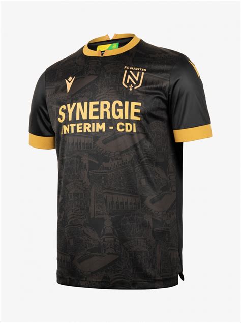 Maillot Fc Nantes Un Hommage La Ville Et Une Teinte Noir Or
