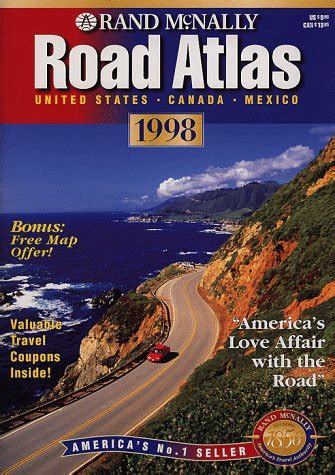 Rand McNally Road Atlas 1998 United States Canada Mexico Rand