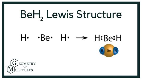 BeH2 Lewis Structure Beryllium Hydride YouTube