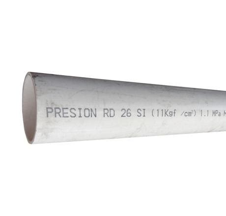 TUBO PVC HIDRA RD 26 1 1 2 X 6 Mts160 18 06 160 15 TUBO PVC