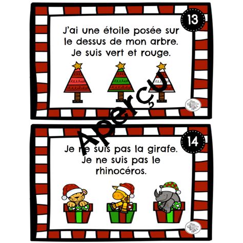 Devinettes De No L En Lecture
