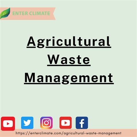 PPT Agricultural Waste Management Enterclimate 1 PowerPoint