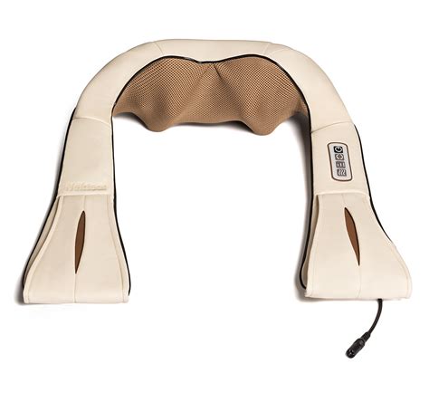 Nekteck Shiatsu Neck And Back Massager With Soothing Heat Electric Deep Tissue 3d Kneading
