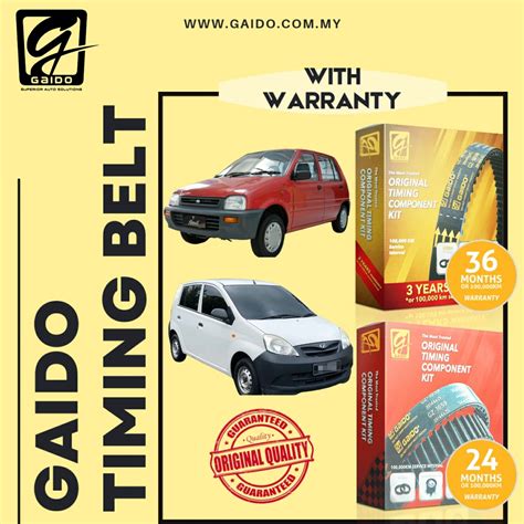 GAIDO Timing Belt Kit Perodua Viva 660cc Perodua Kancil L5 Turbo