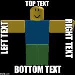 Roblox Noob T Posing Meme Generator Imgflip