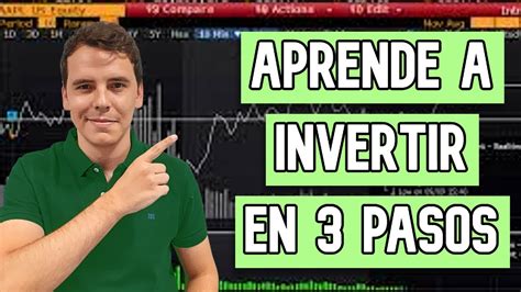 Cómo INVERTIR en BOLSA para PRINCIPIANTES desde cero 3 PASOS que
