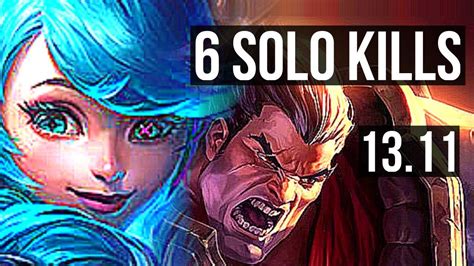 GWEN Vs DARIUS TOP 6 Solo Kills KR Master 13 11 YouTube