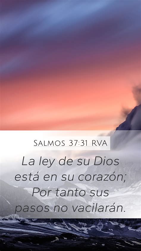 Salmos 37 31 RVA Mobile Phone Wallpaper La ley de su Dios está en su
