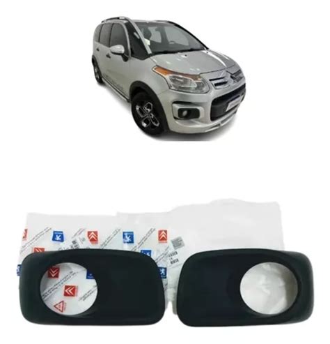 Moldura Farol Milha Aircross Kit Original Os Dois Lados Frete Gr Tis