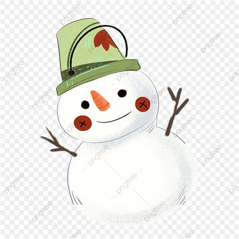 Elemento Png De Boneco De Neve De Inverno Fresco Dos Desenhos Animados