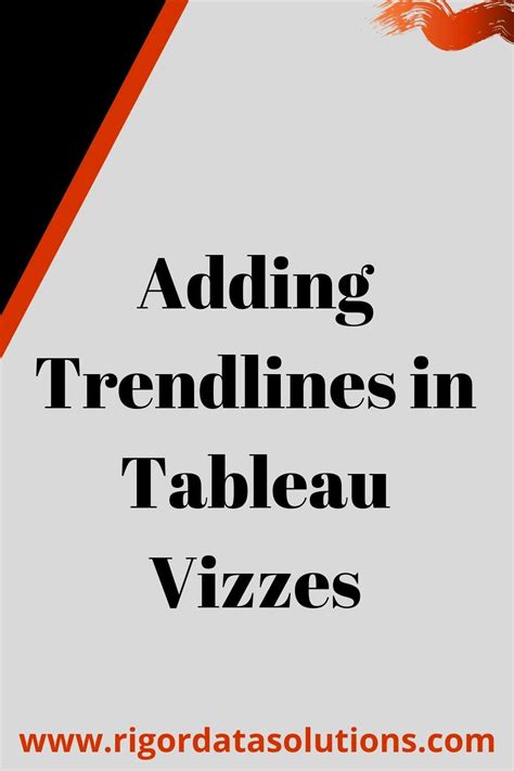How To Add Trend Lines To A Visualization In Tableau Artofit