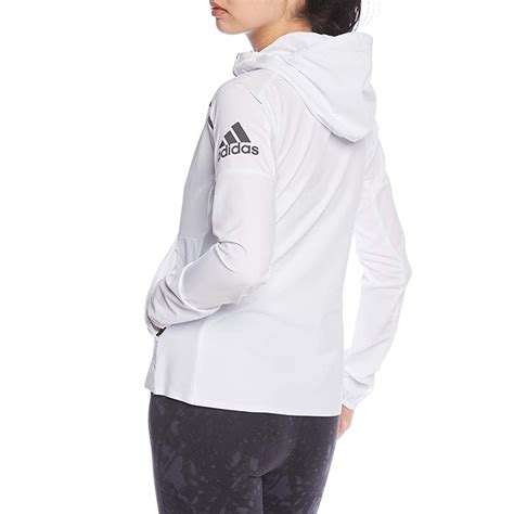 Adidas阿迪达斯女子运动外套 ZNE春秋款连帽夹克休闲外套 虎窝淘