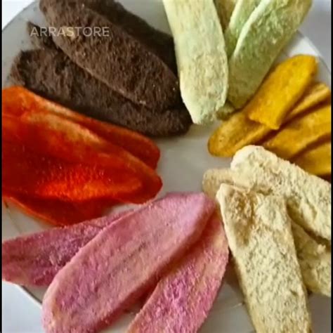 1 KG Keripik Pisang Coklat Asli Lampung Kripik Pisang Kepok Super