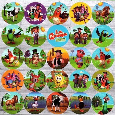 La Granja De Zenón 55801 Stickers Autoadhesivos X 50 Un 281 Farm