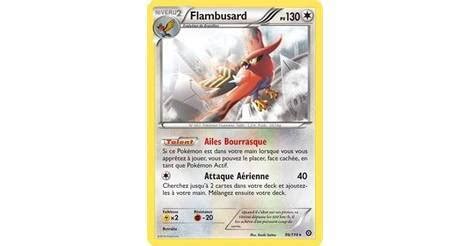 Flambusard carte Pokémon 96 114 Pokémon XY Offensive Vapeur