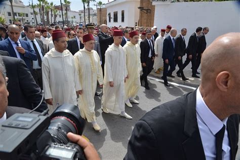 Le Prince Moulay El Hassan et le Prince Moulay Rachid aux obsèques de