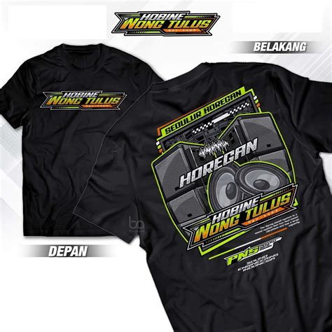 Jual Kaos Sound System Audio Hobine Wong Tulus Horeg Vibes Baju Sound