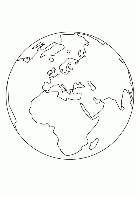Earth Coloring Pages Free Printable