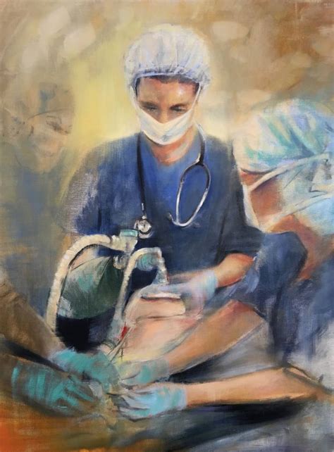 The Team Nurse Anesthetist Painting By Gregg Chadwick Saatchi Art