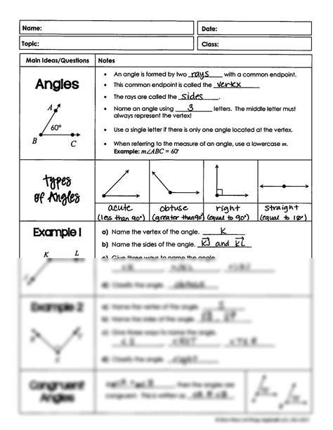 SOLUTION Unit 1 Geometry Basics No Segment Partition Pdf Studypool