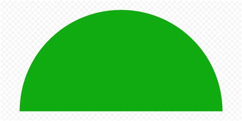 Free Green Half Semi Circle Png Citypng