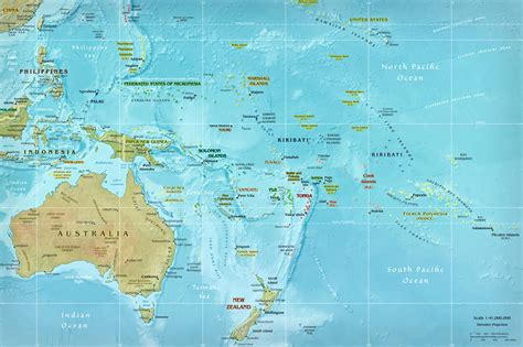 Oceania Map