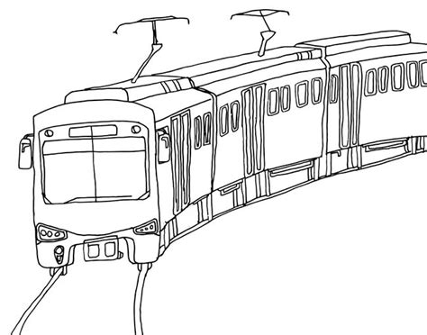 25 Desenhos De Metro Meio De Transporte Para Imprimir E Colorir