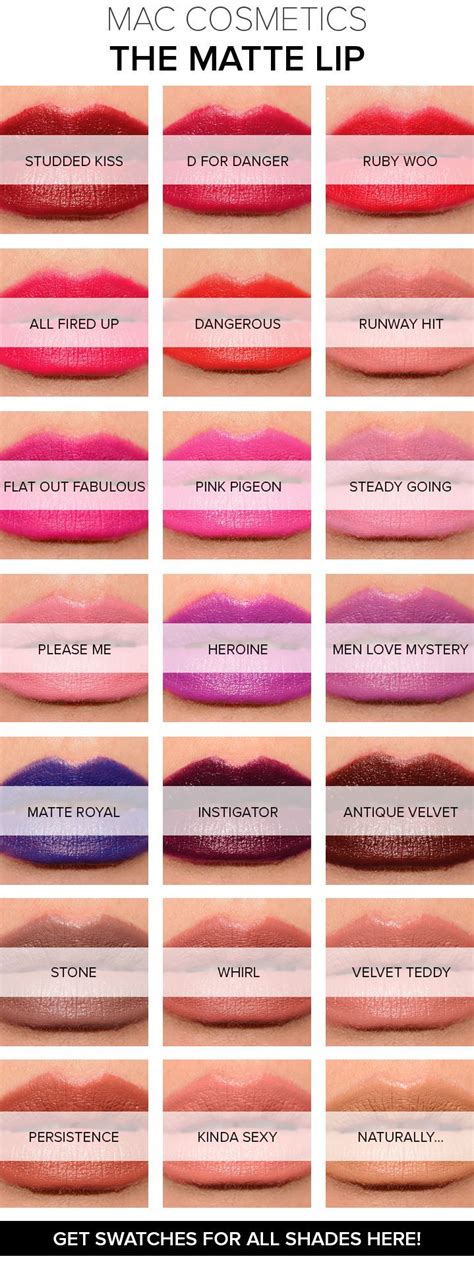 Sneak Peek MAC The Matte Lip Collection Photos Swatches Makeup Goals