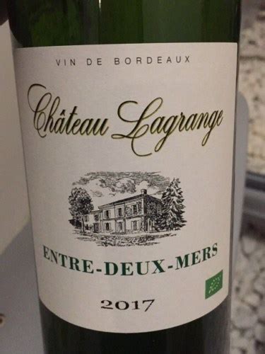 2019 Château Lagrange Entre deux Mers Vivino US