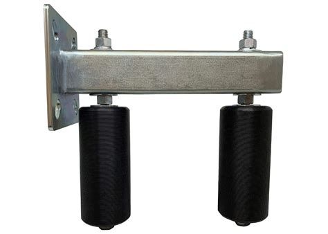 Buy Adjustable Slide Gate Guide Rollers Upper Bolted Bracket 6 Black