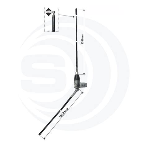 Antenne SIRIO BOOMERANG 27W 1 4 Onde Pour Balcon